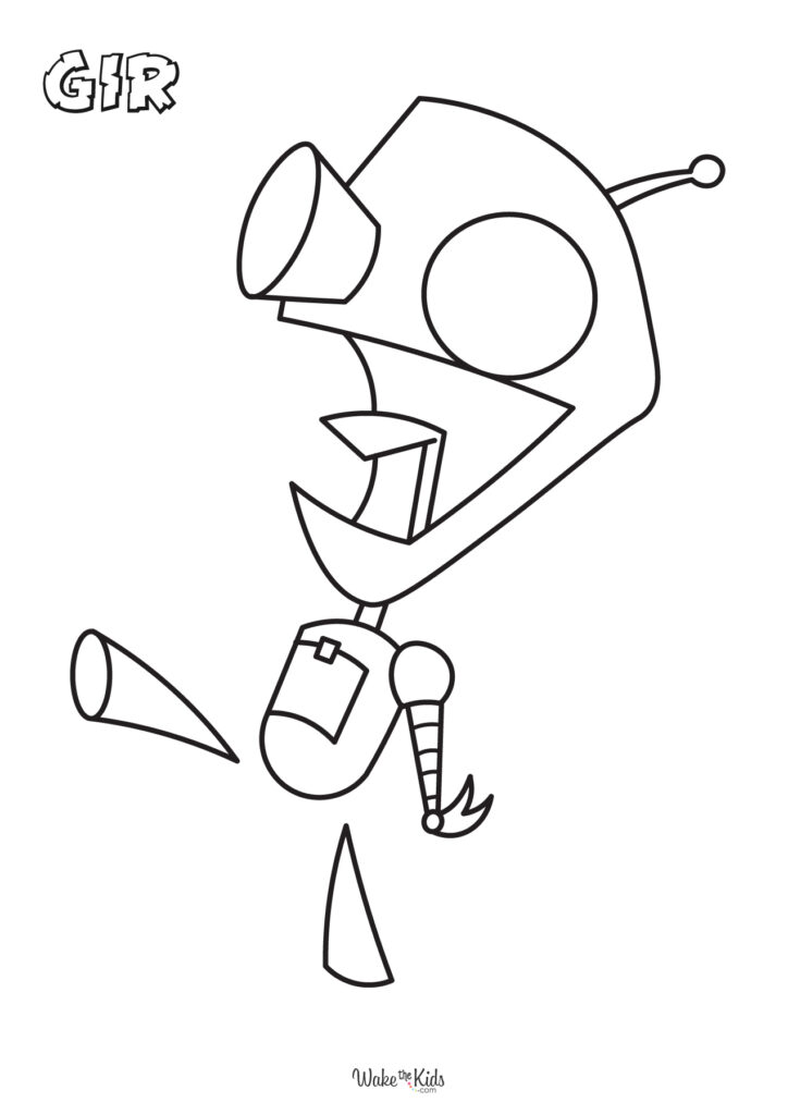 Invader Zim Coloring Pages (Free Printable PDFs) | WakeTheKids