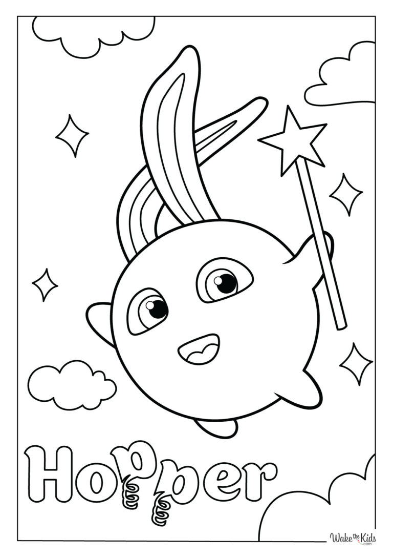 Sunny Bunnies Coloring Pages (Free Printable PDFs) | WakeTheKids