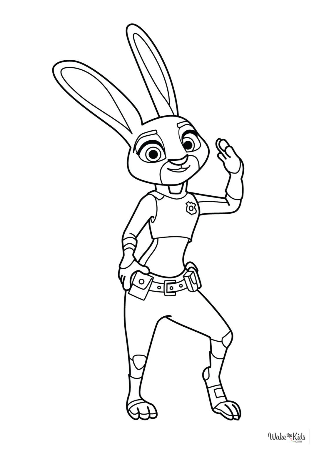 Zootopia Coloring Pages (Free Printable PDFs) | WakeTheKids