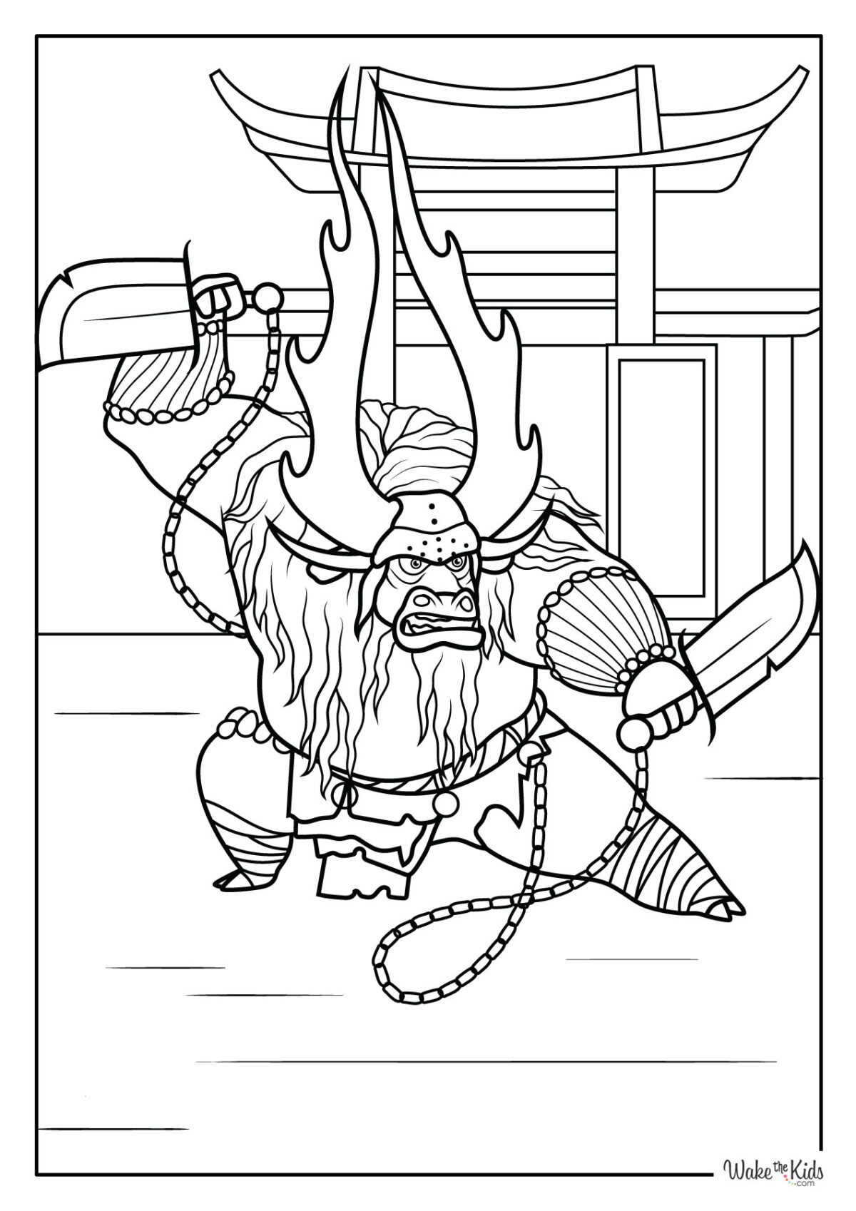Kung Fu Panda Coloring Pages (Free Printable PDFs) | WakeTheKids