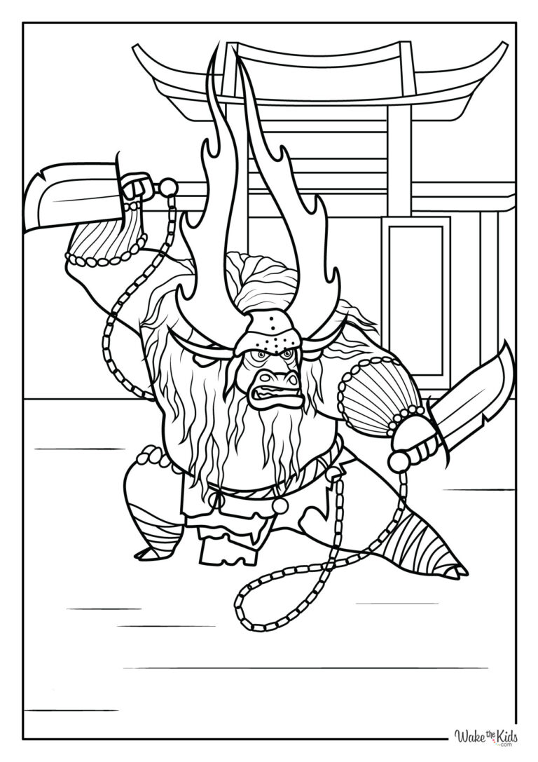 Kung Fu Panda Coloring Pages (Free Printable PDFs) | WakeTheKids