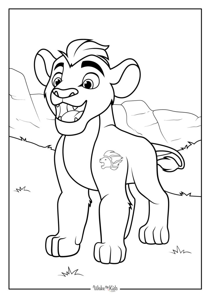 Lion Guard Coloring Pages (Free Printable PDFs) | WakeTheKids