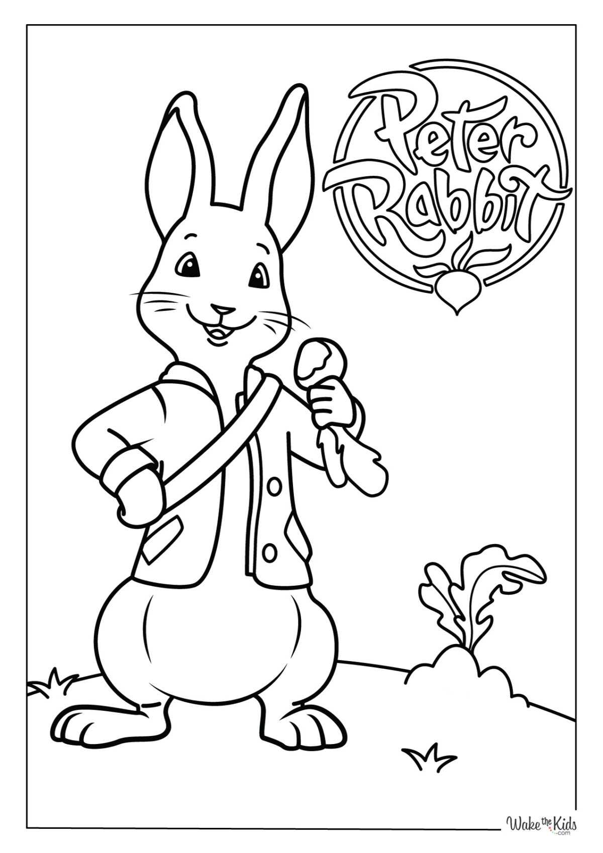 Peter Rabbit Coloring Pages (Free Printable PDFs) | WakeTheKids