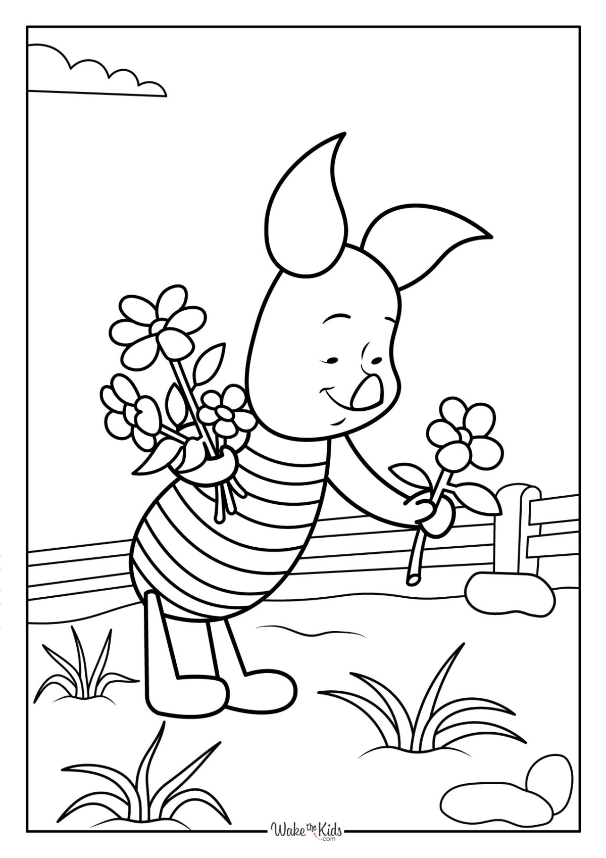 Winnie the Pooh Coloring Pages (Free Printable PDFs) | WakeTheKids