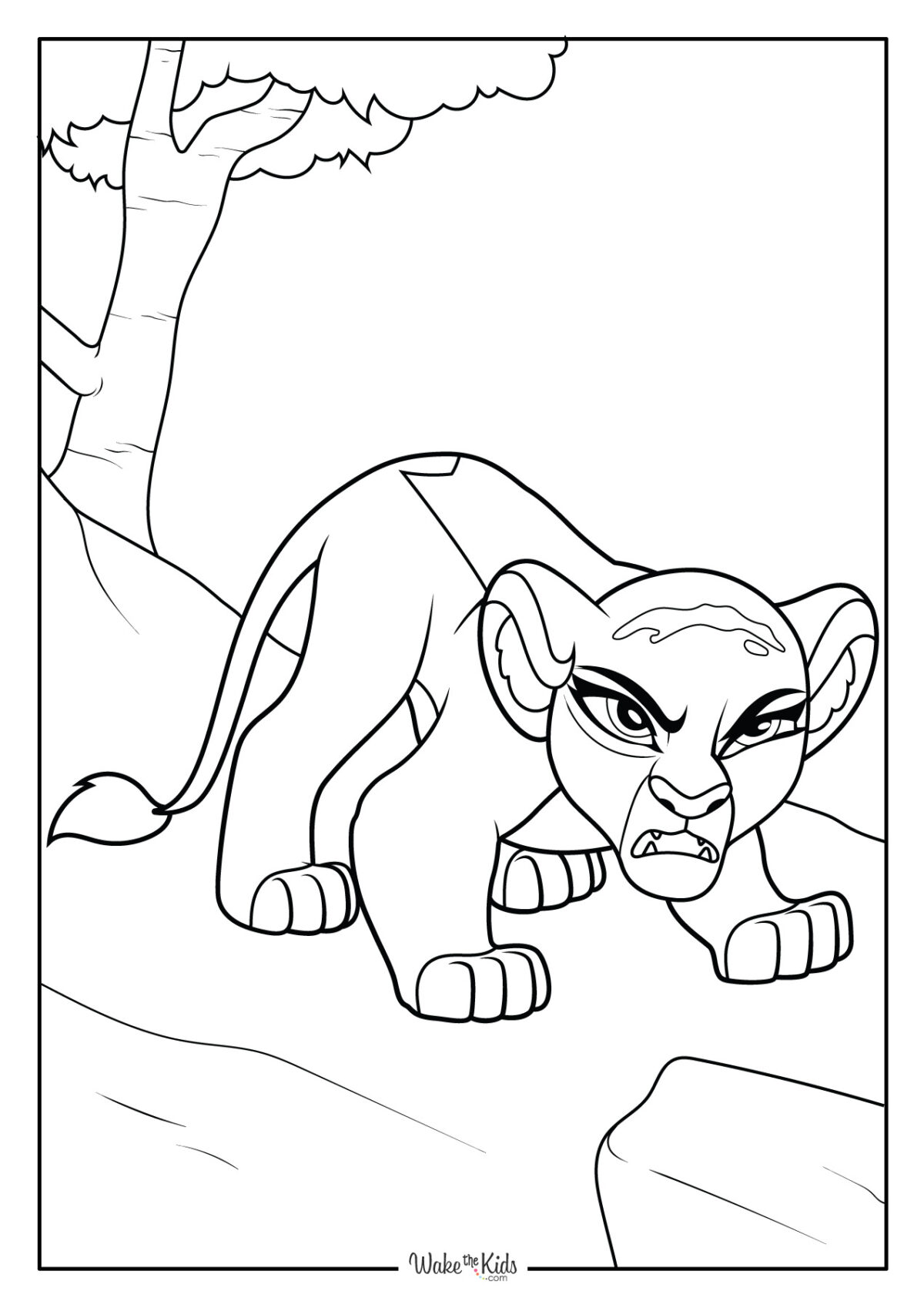 Lion Guard Coloring Pages (Free Printable PDFs) | WakeTheKids