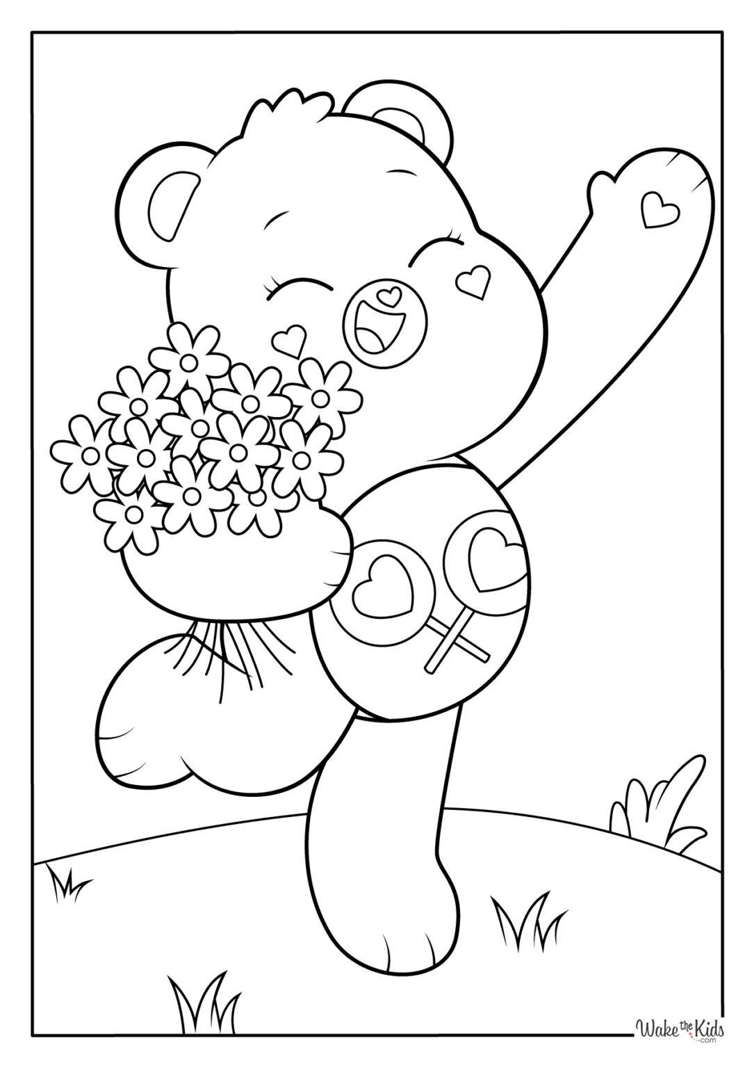 Care Bear Coloring Pages (Free Printable PDFs) | WakeTheKids