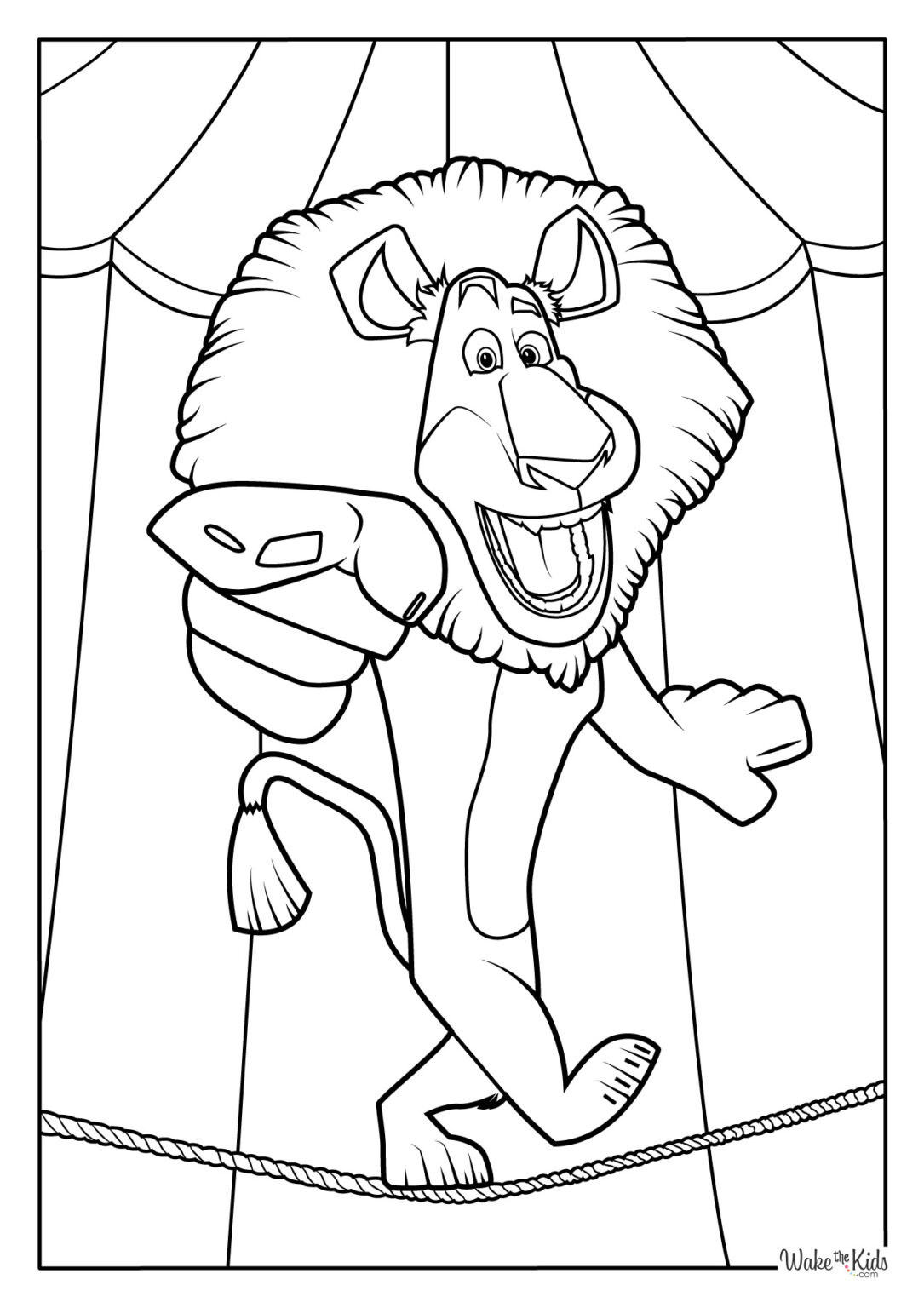 Madagascar Coloring Pages (Free Printable PDFs) | WakeTheKids