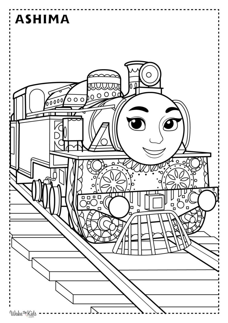 Thomas and Friends Coloring Pages (Free Printable PDFs) | WakeTheKids
