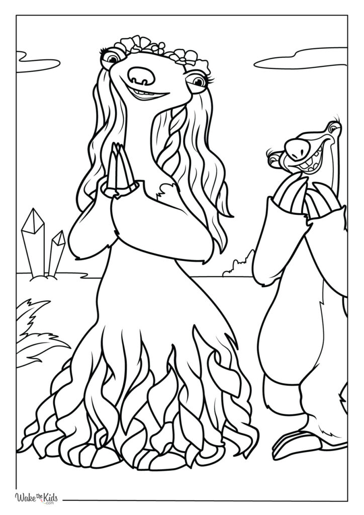Ice Age Coloring Pages (Free Printable PDFs) | WakeTheKids
