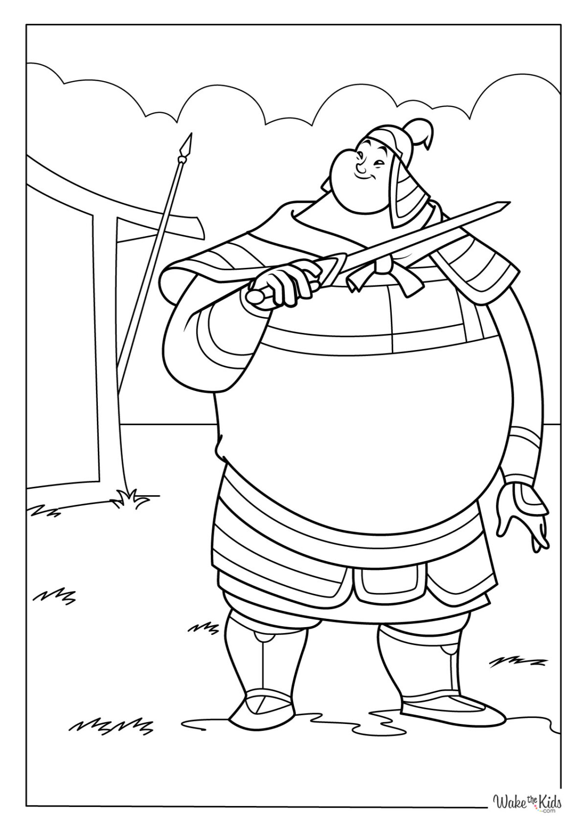 Mulan Coloring Pages (Free Printable PDFs) | WakeTheKids