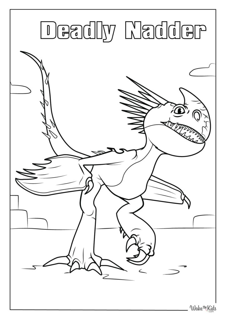 How to Train Your Dragon Coloring Pages (Free Printable PDFs) | WakeTheKids