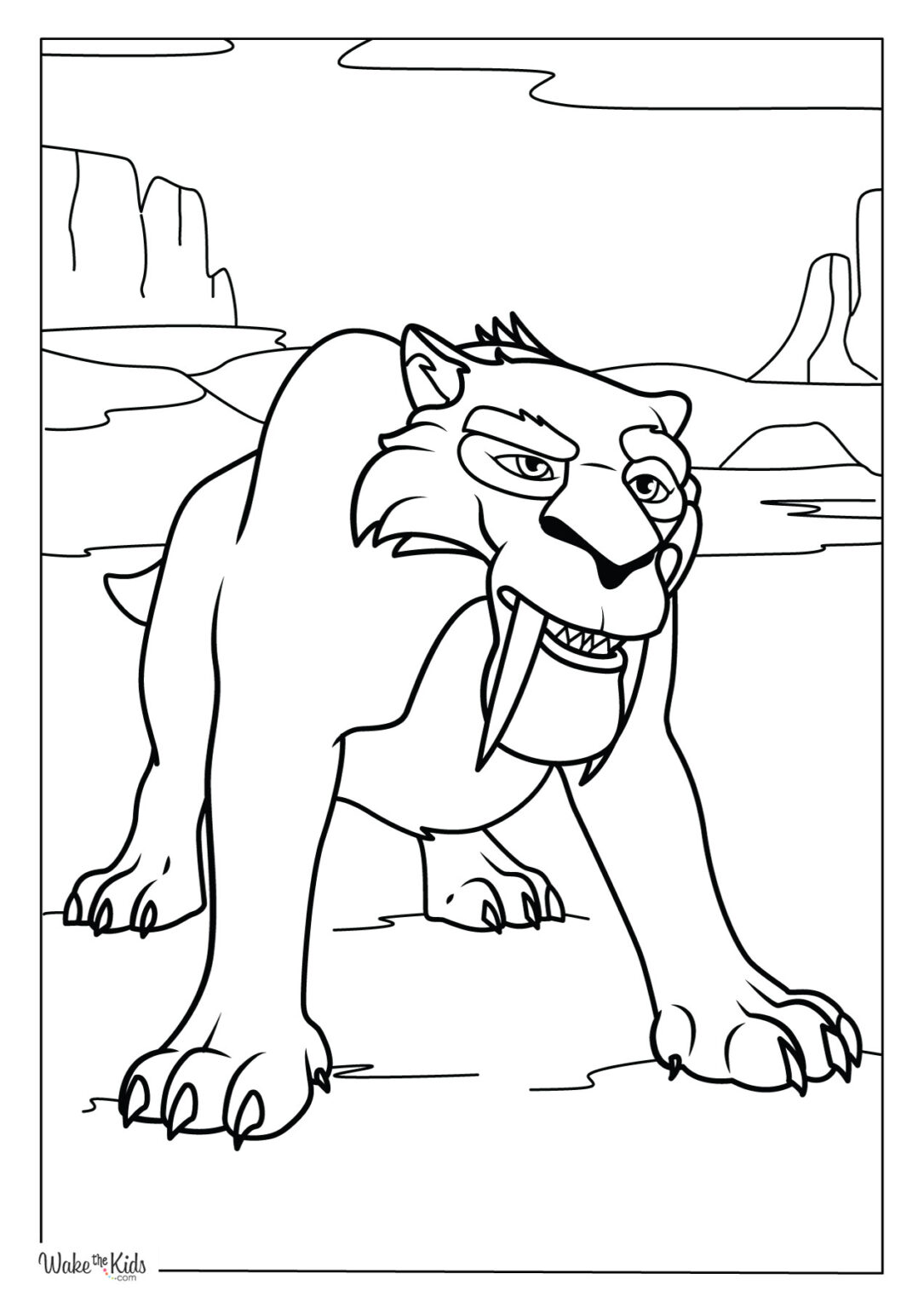 Ice Age Coloring Pages (Free Printable PDFs) | WakeTheKids