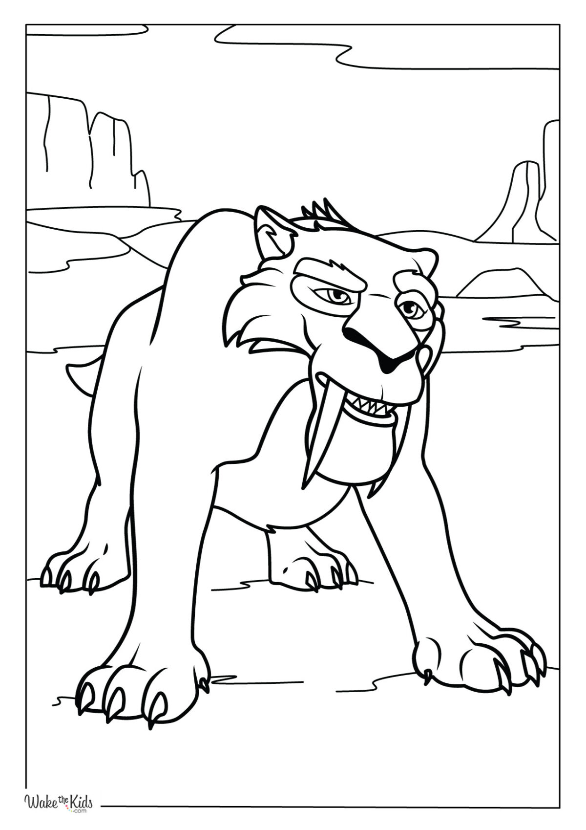 Ice Age Coloring Pages (Free Printable PDFs) | WakeTheKids