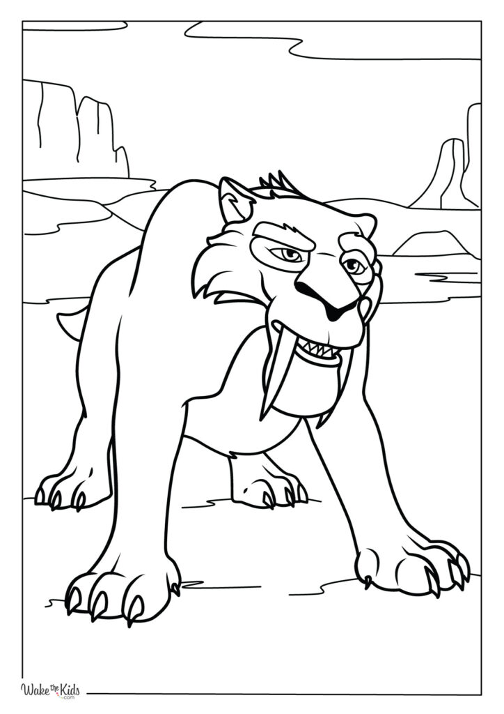 Ice Age Coloring Pages (Free Printable PDFs) | WakeTheKids