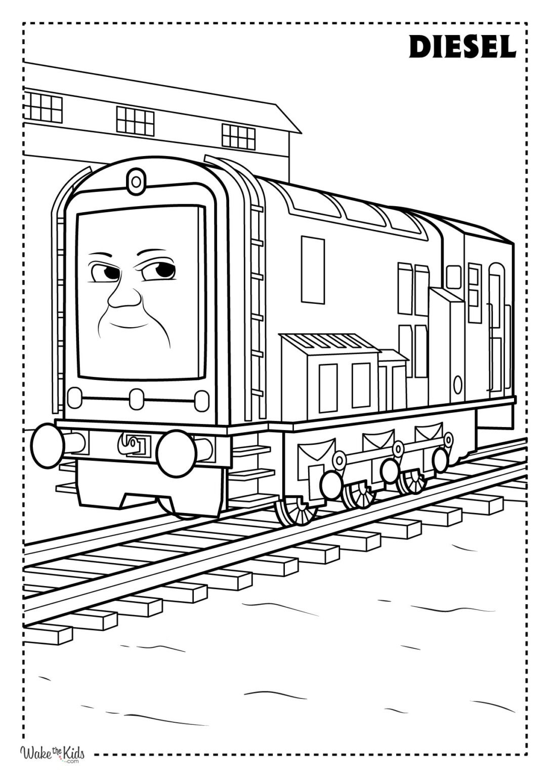 Thomas and Friends Coloring Pages (Free Printable PDFs) | WakeTheKids