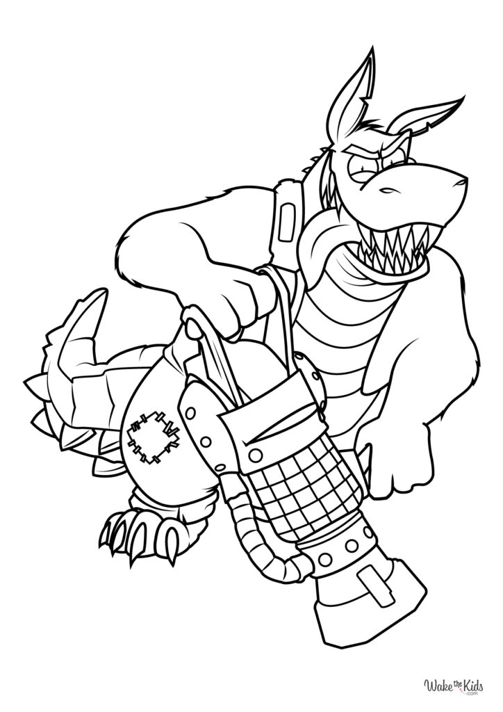 Crash Bandicoot Coloring Pages (Free Printable PDFs) | WakeTheKids