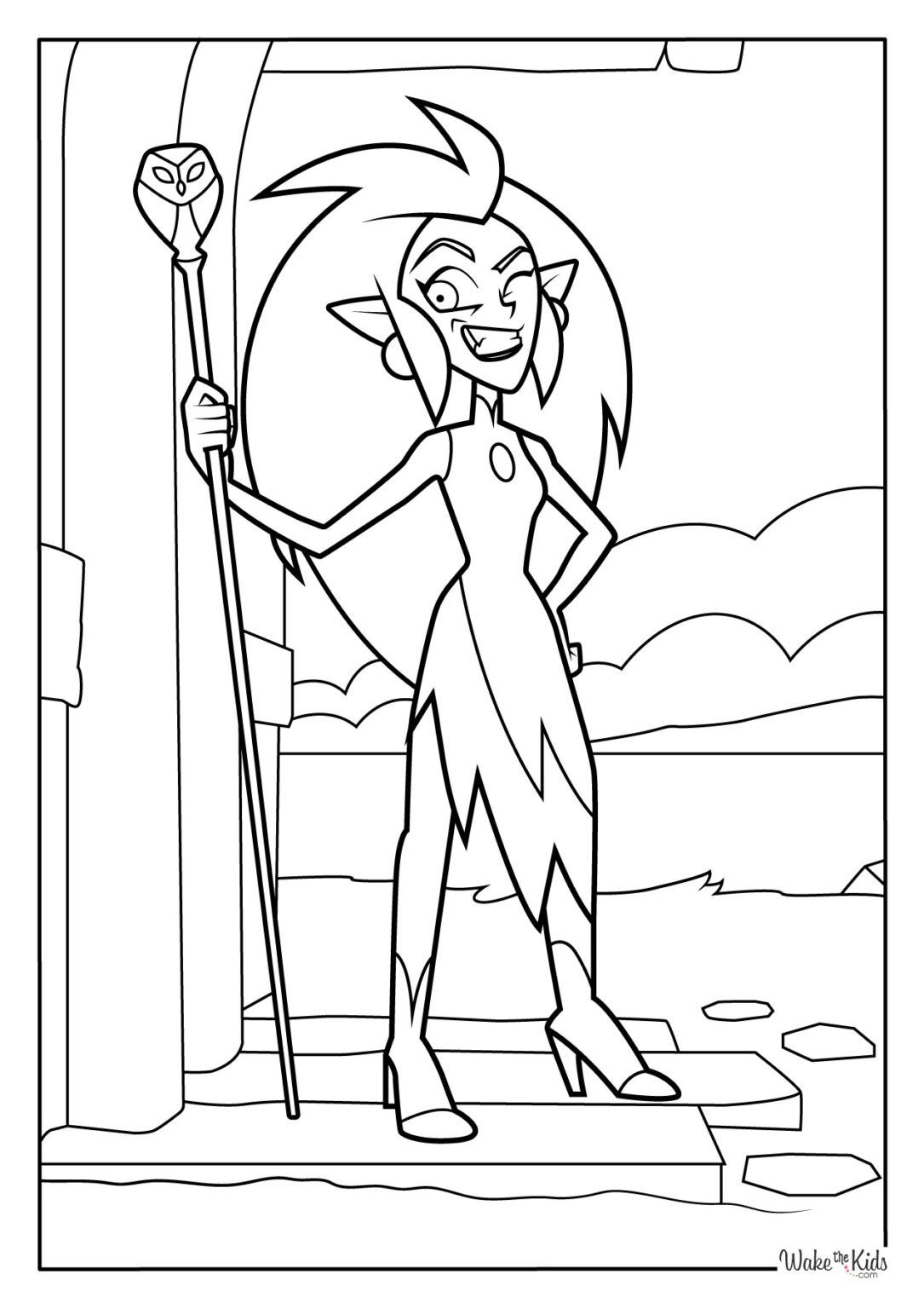 The Owl House Coloring Pages (Free Printable PDFs) | WakeTheKids