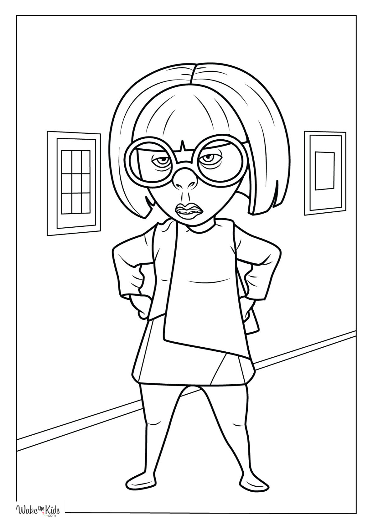 The Incredibles Coloring Pages (Free Printable PDFs) | WakeTheKids
