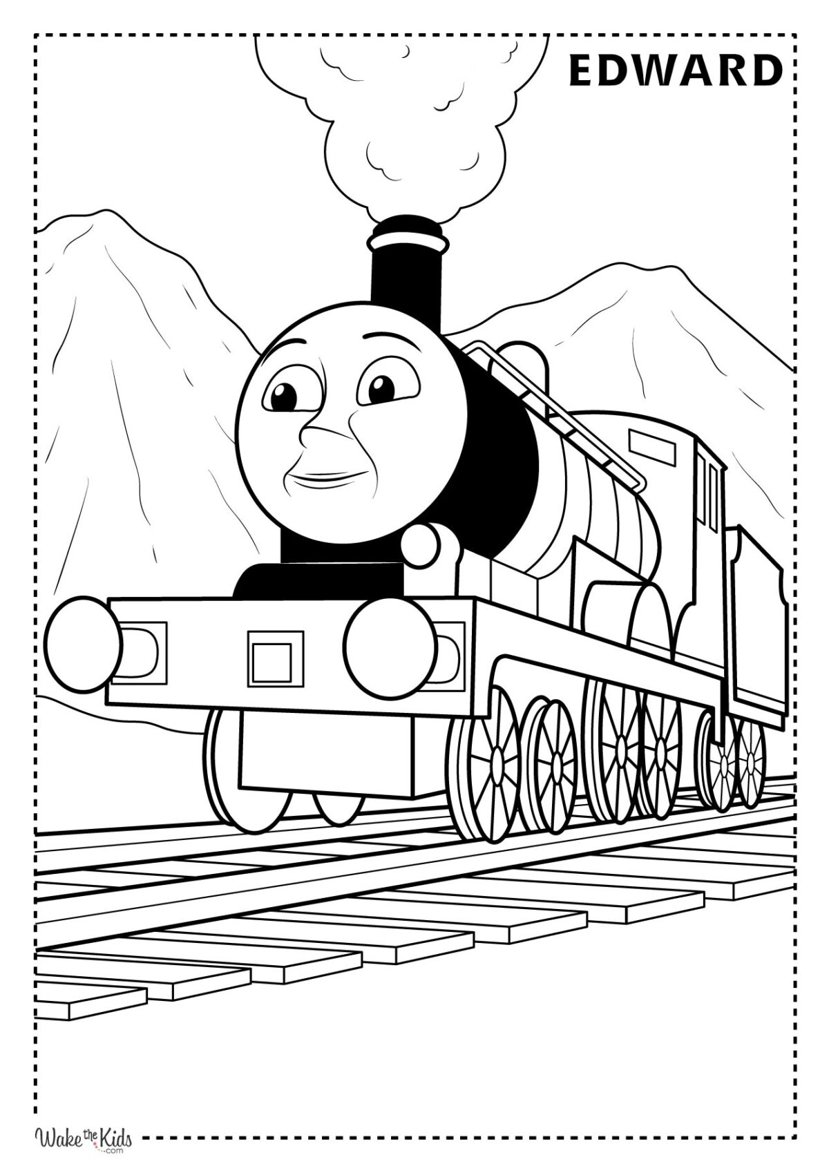 Thomas and Friends Coloring Pages (Free Printable PDFs) | WakeTheKids