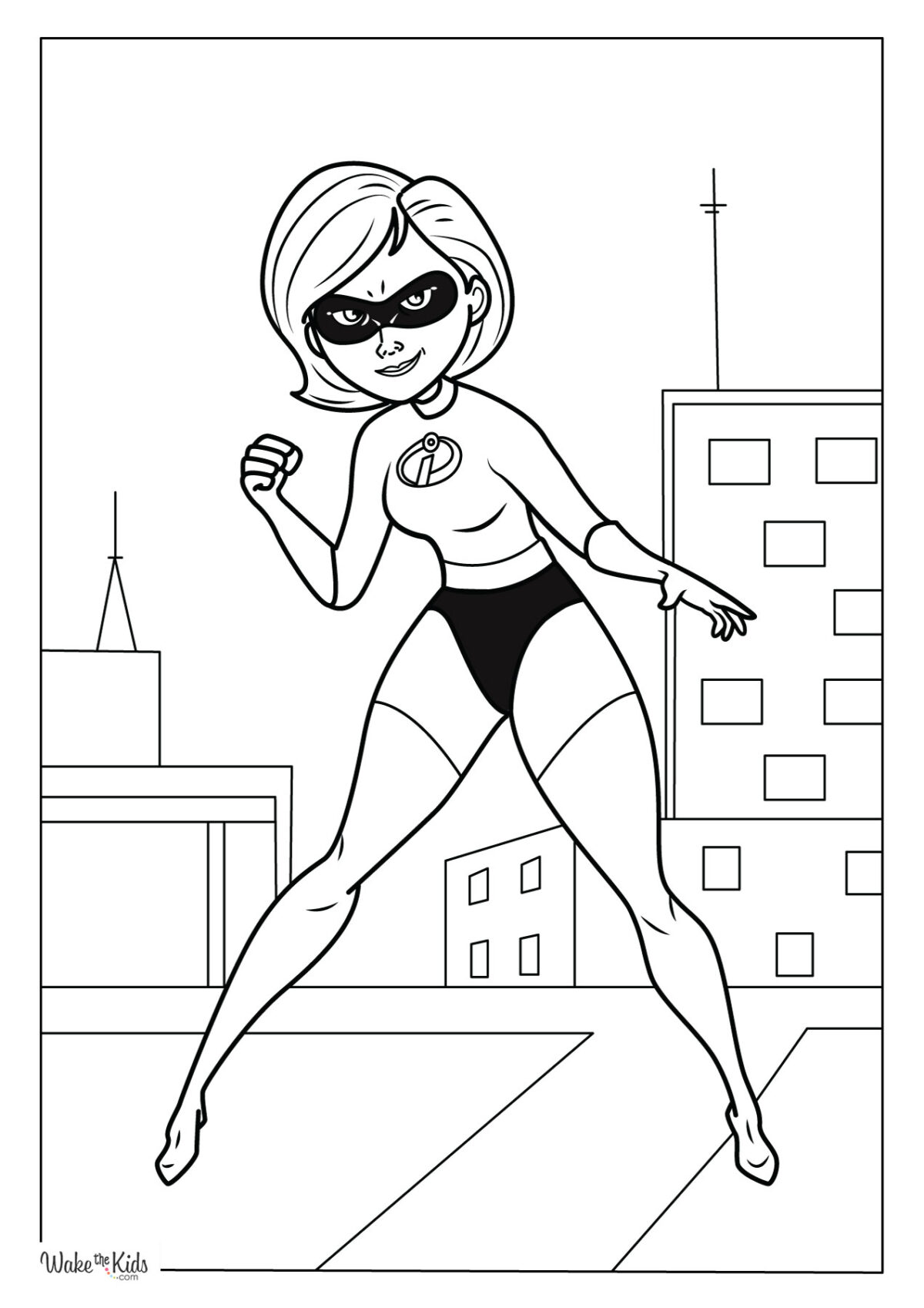 The Incredibles Coloring Pages (Free Printable PDFs) | WakeTheKids