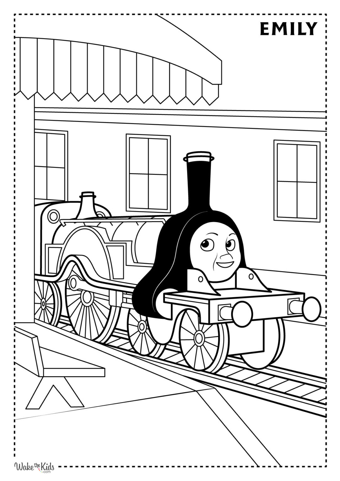Thomas and Friends Coloring Pages (Free Printable PDFs) | WakeTheKids