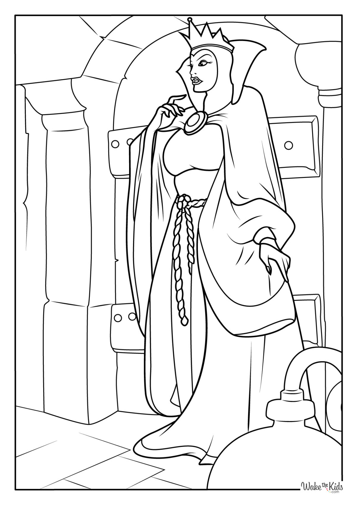 Snow White Coloring Pages (Free Printable PDFs) | WakeTheKids