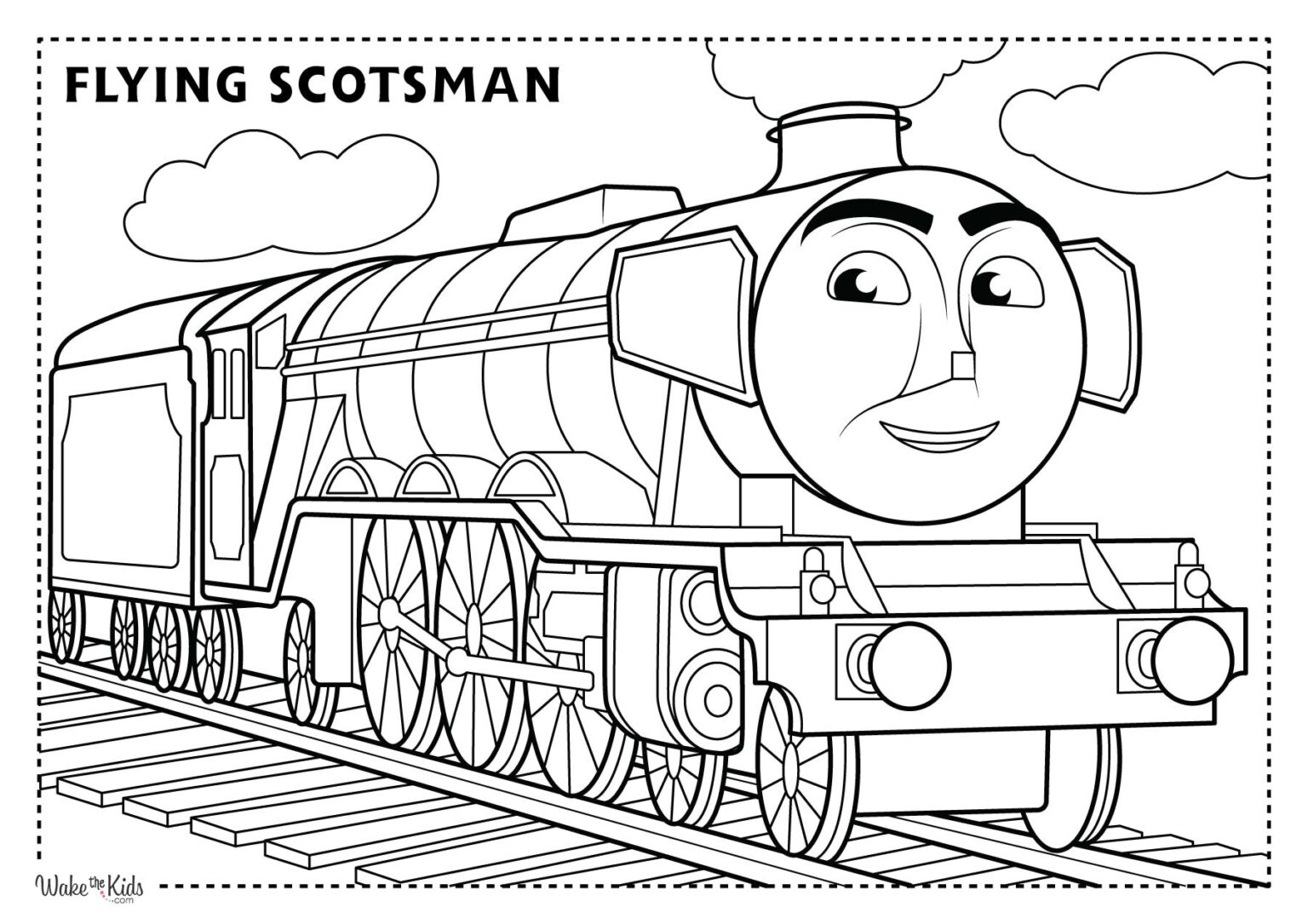 Thomas and Friends Coloring Pages (Free Printable PDFs) | WakeTheKids