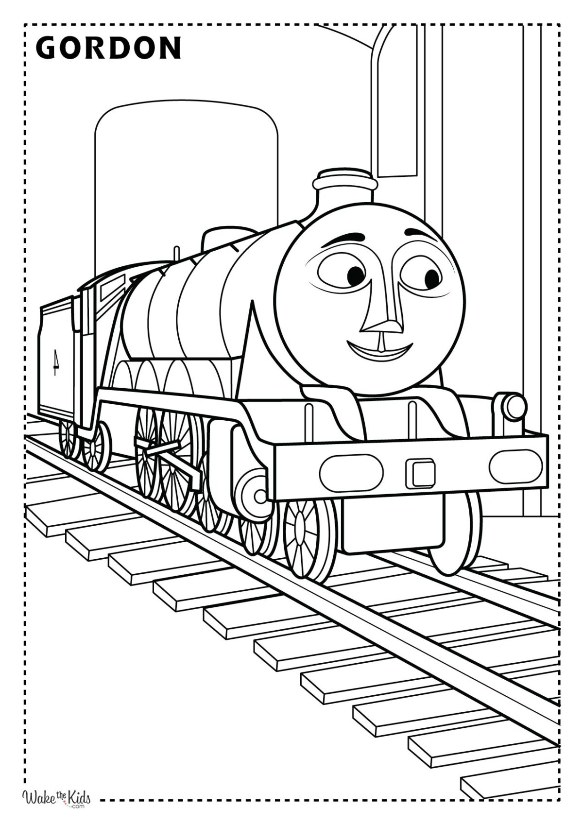 Thomas and Friends Coloring Pages (Free Printable PDFs) | WakeTheKids