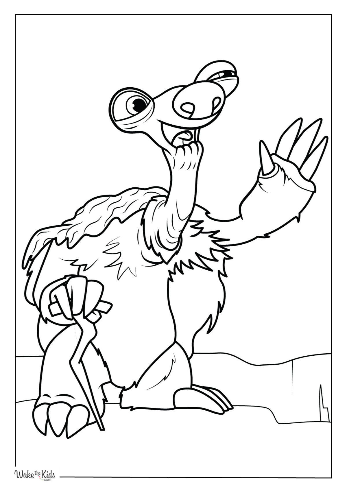 Ice Age Coloring Pages (Free Printable PDFs) | WakeTheKids