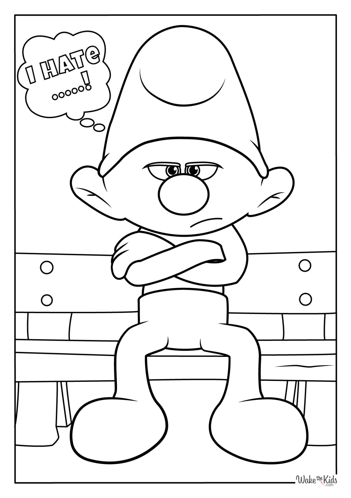 The Smurfs Coloring Pages (Free Printable PDFs) | WakeTheKids