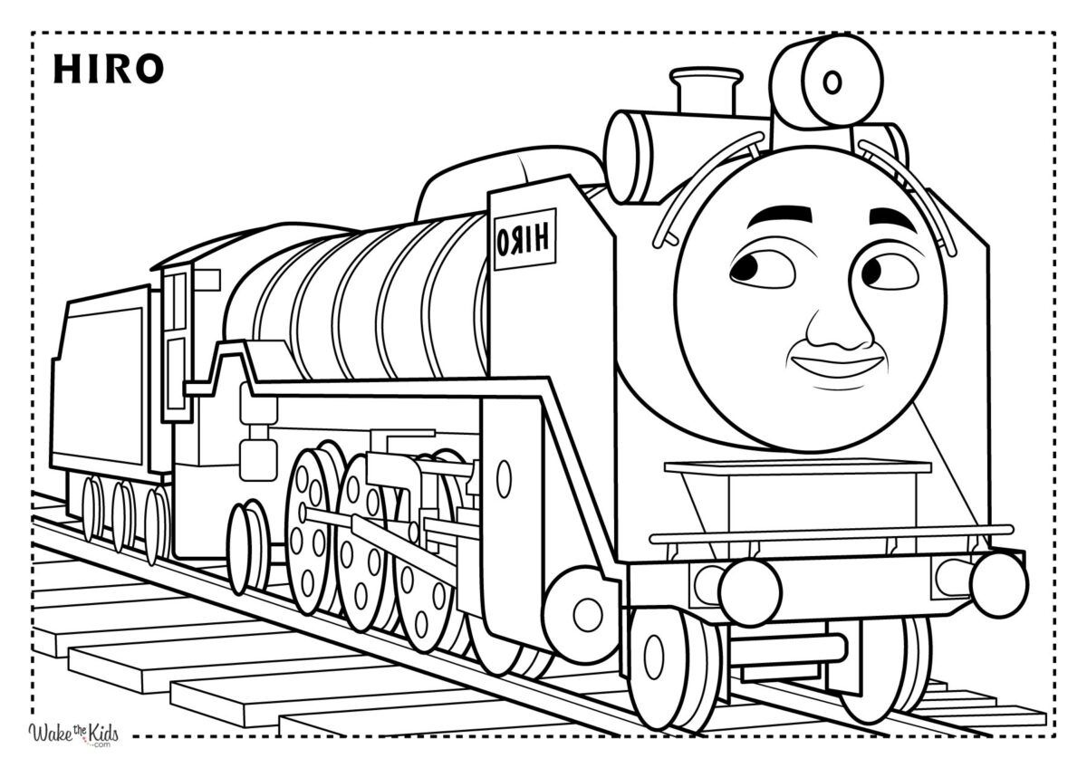 Thomas and Friends Coloring Pages (Free Printable PDFs) | WakeTheKids