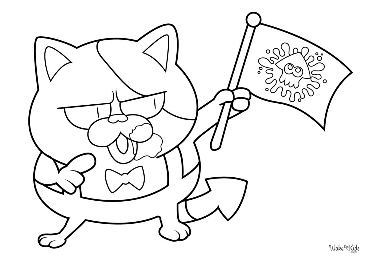 Splatoon Coloring Pages (Free Printable PDFs) | WakeTheKids