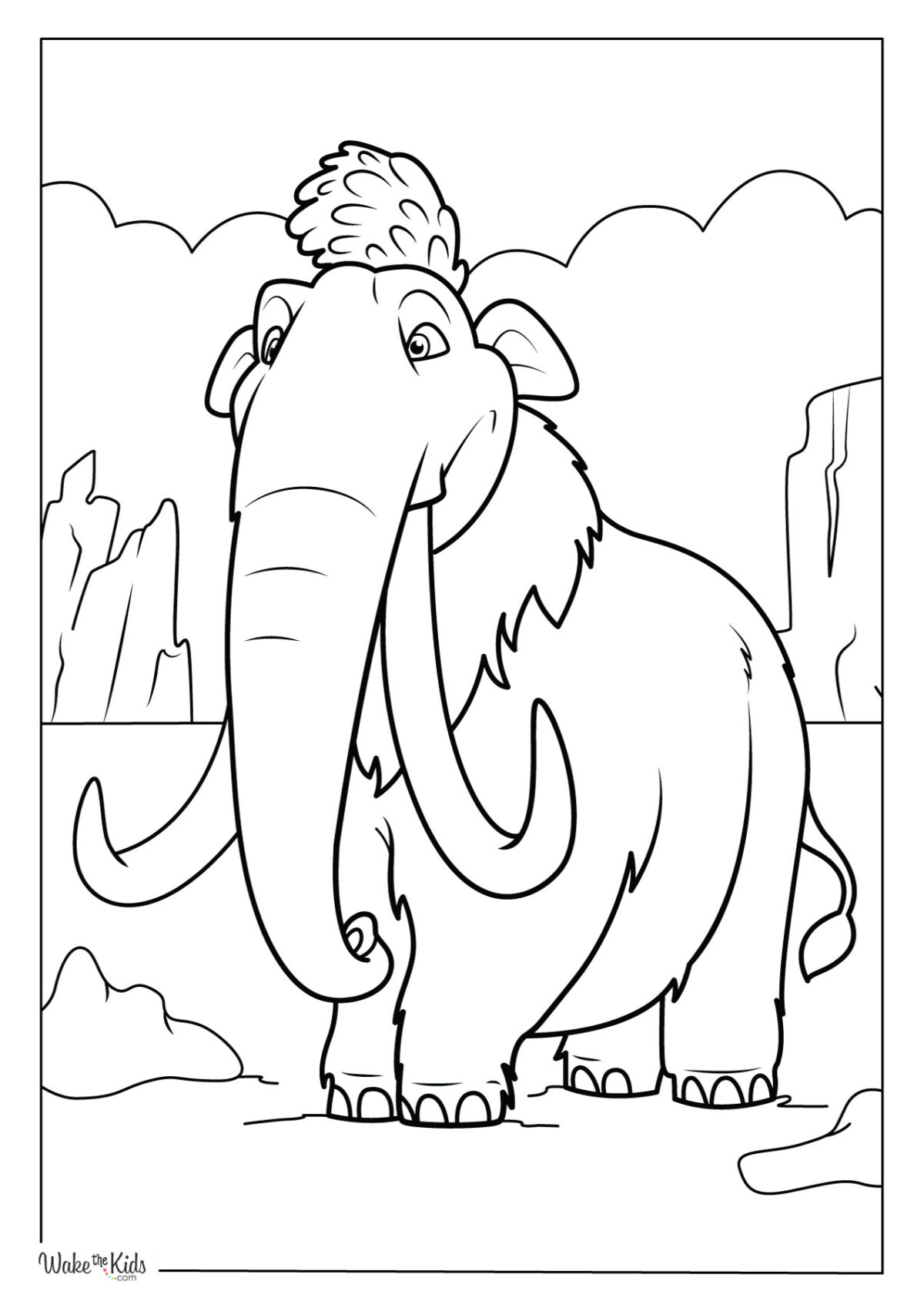 Ice Age Coloring Pages (Free Printable PDFs) | WakeTheKids