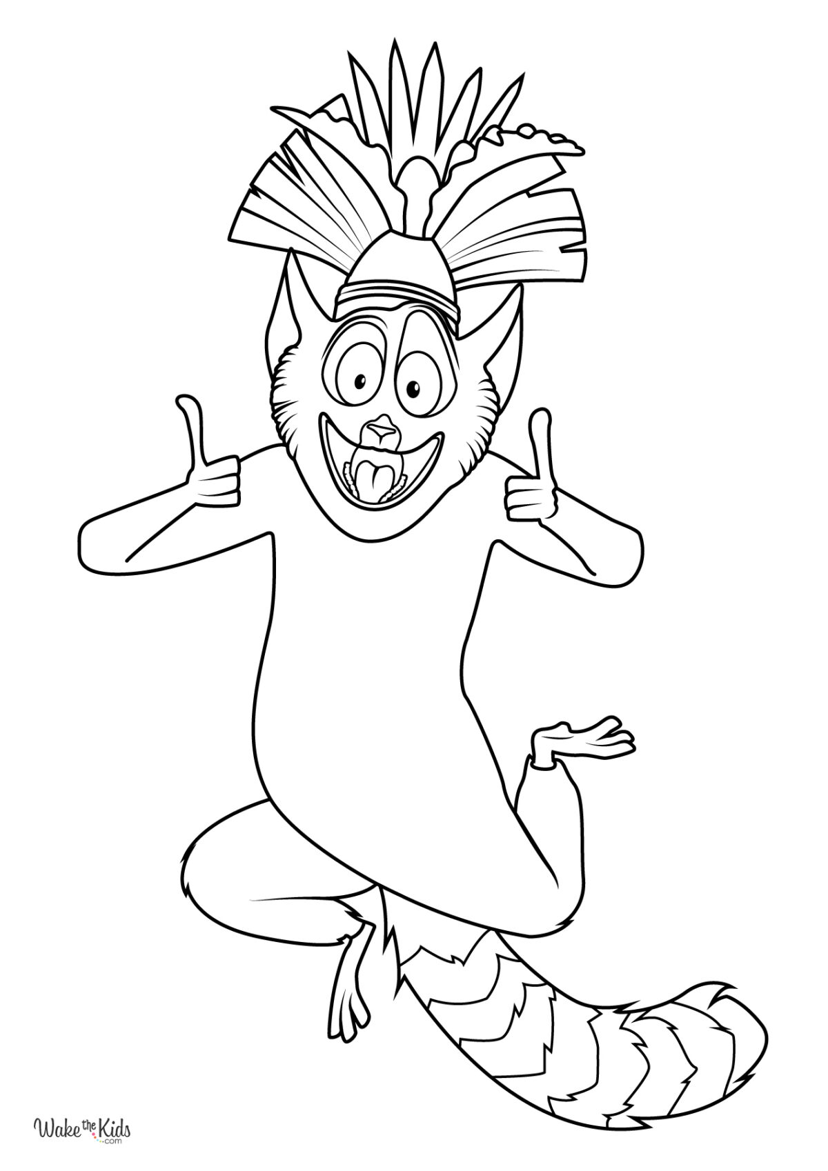 Madagascar Coloring Pages (Free Printable PDFs) | WakeTheKids