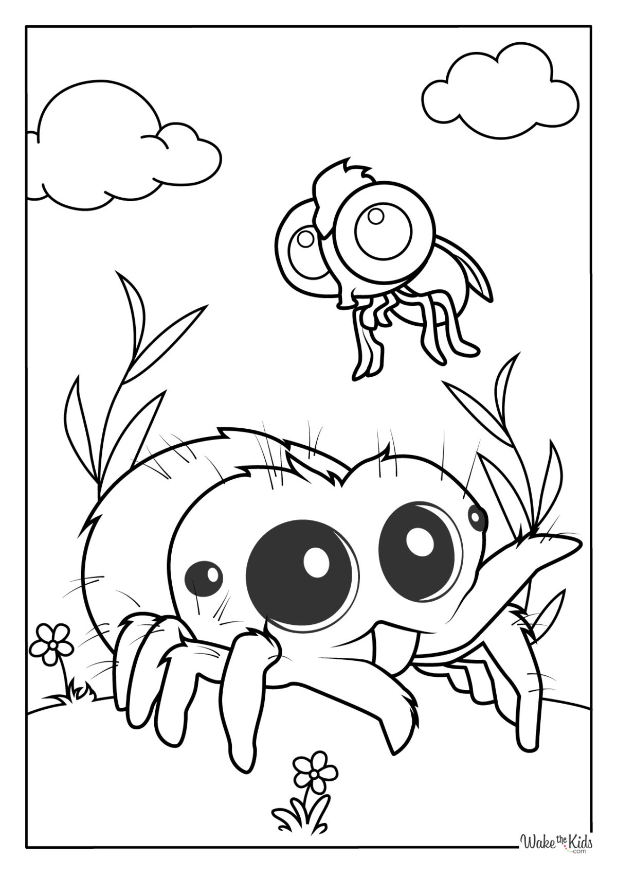 Lucas the Spider Coloring Pages (Free Printable PDFs) | WakeTheKids