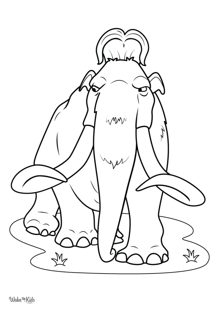 Ice Age Coloring Pages (Free Printable PDFs) | WakeTheKids