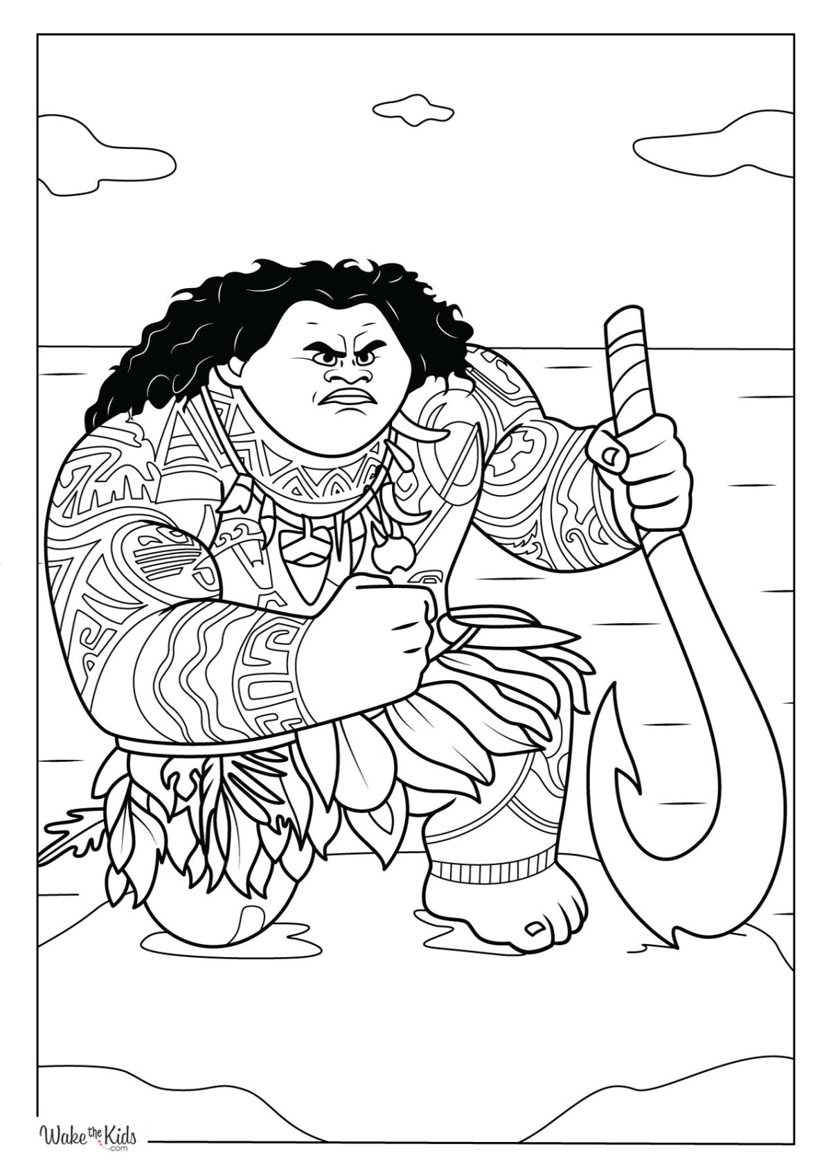Moana Coloring Pages (Free Printable PDFs) | WakeTheKids