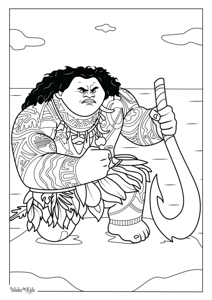 Moana Coloring Pages (Free Printable PDFs) | WakeTheKids