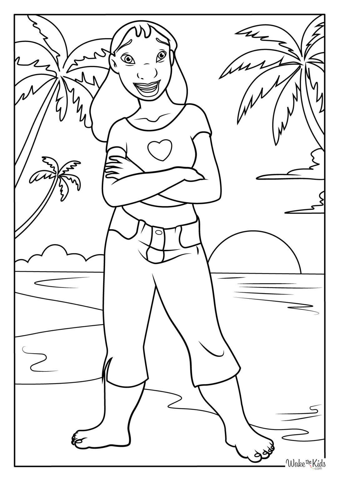 Lilo and Stitch Coloring Pages (Free Printable PDFs) | WakeTheKids