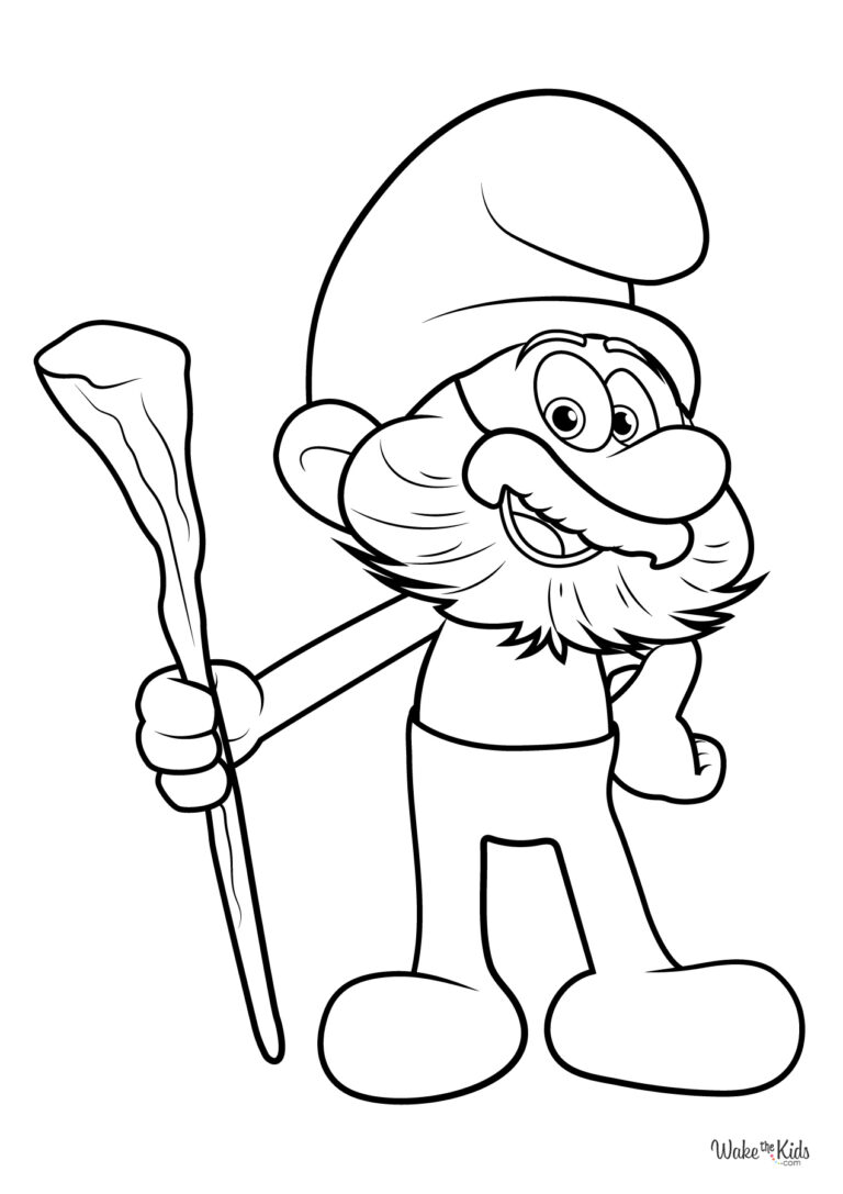The Smurfs Coloring Pages (Free Printable PDFs) | WakeTheKids