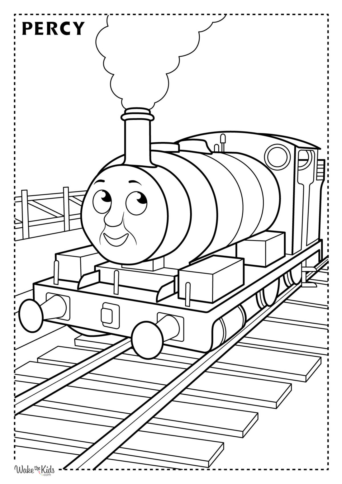 Thomas and Friends Coloring Pages (Free Printable PDFs) | WakeTheKids