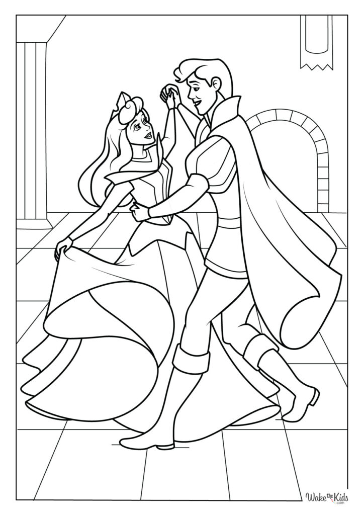 Sleeping Beauty Coloring Pages (Free Printable PDFs) | WakeTheKids