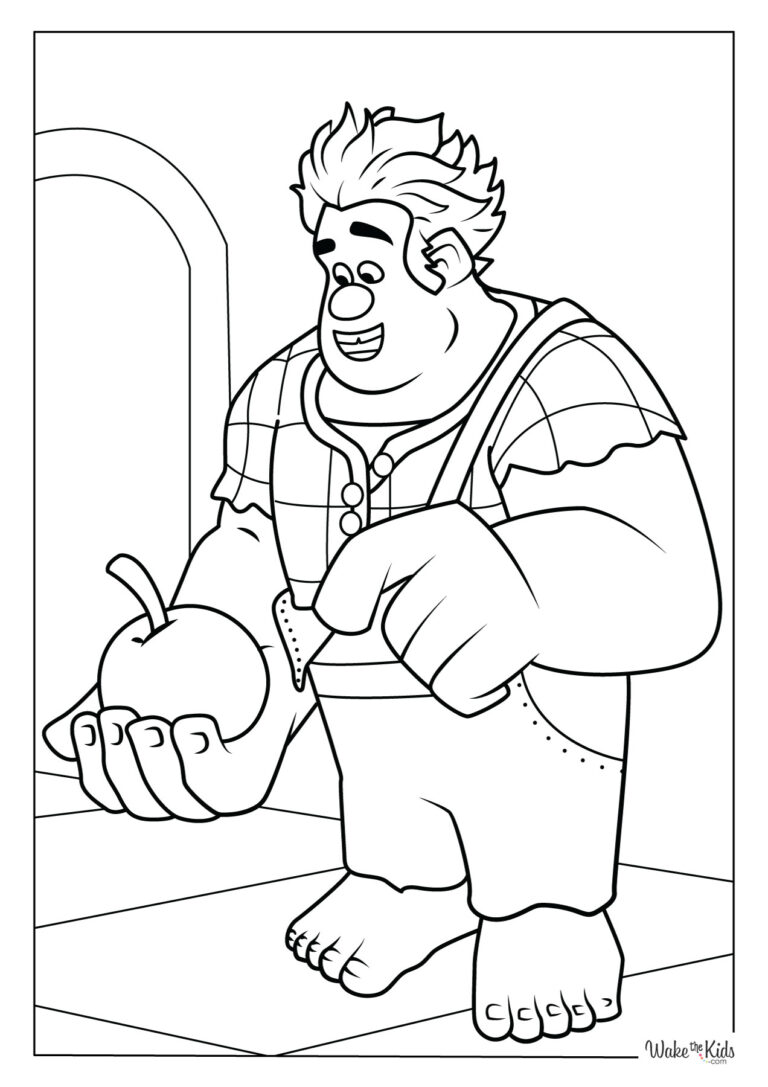 Wreck It Ralph Coloring Pages (Free Printable PDFs) | WakeTheKids