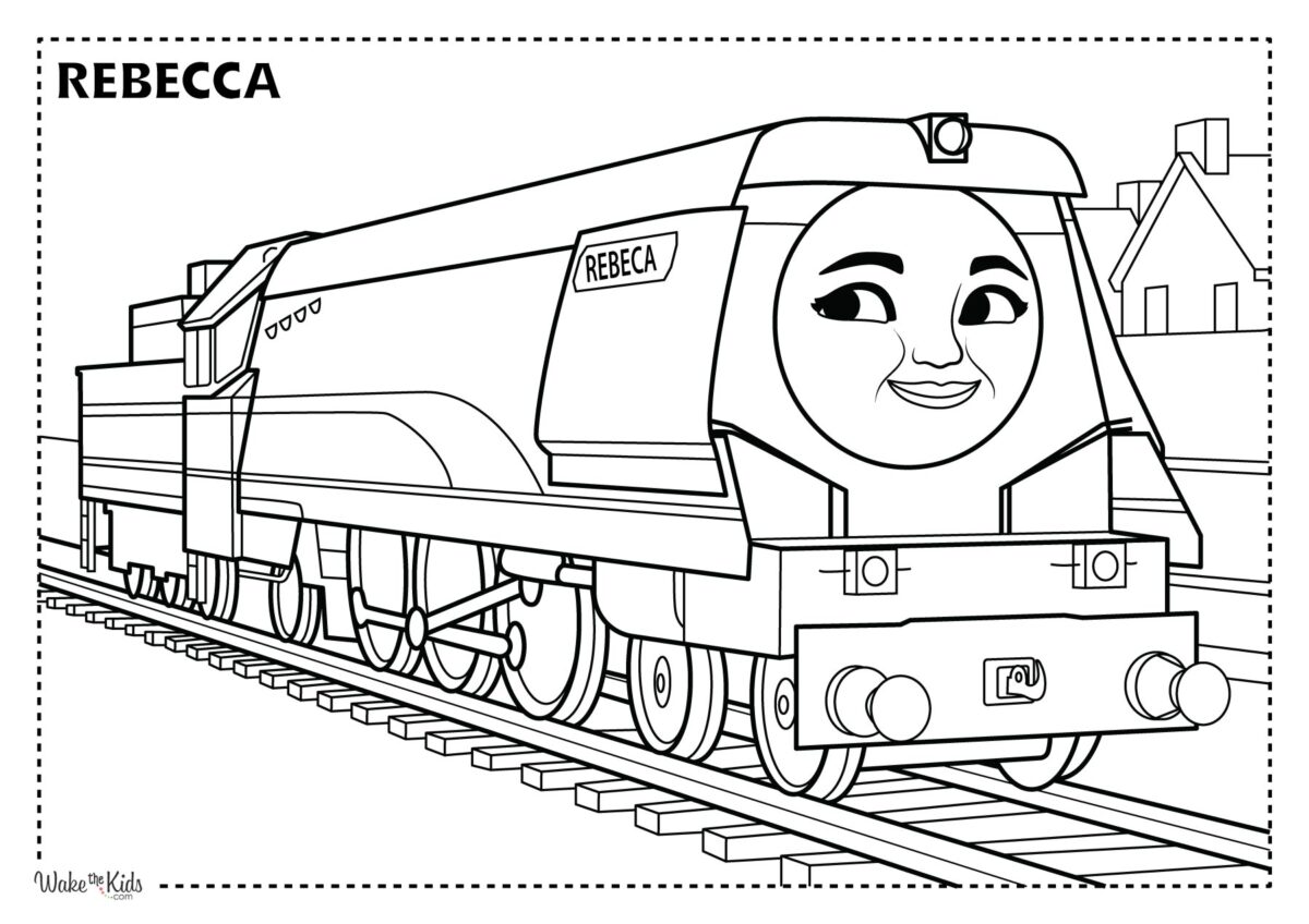 Explore Thomas and Friends Rebecca Coloring Pages for Creative Fun
