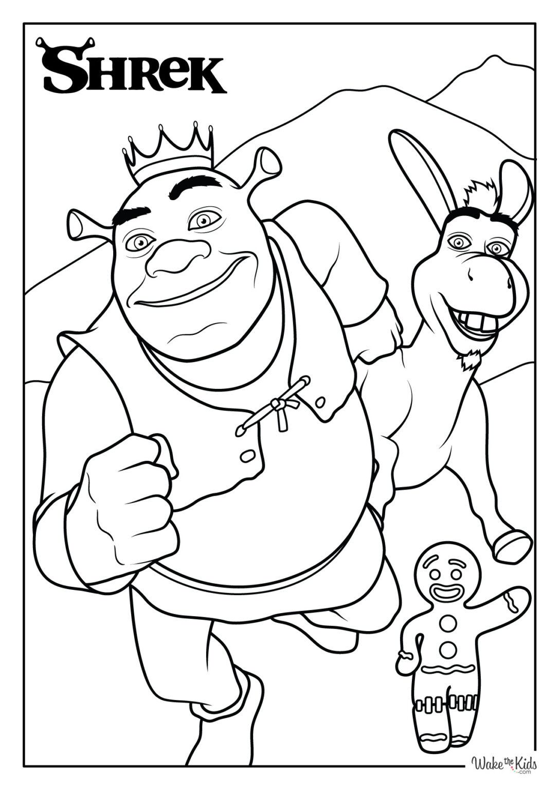 Shrek Coloring Pages (Free Printable PDFs) | WakeTheKids