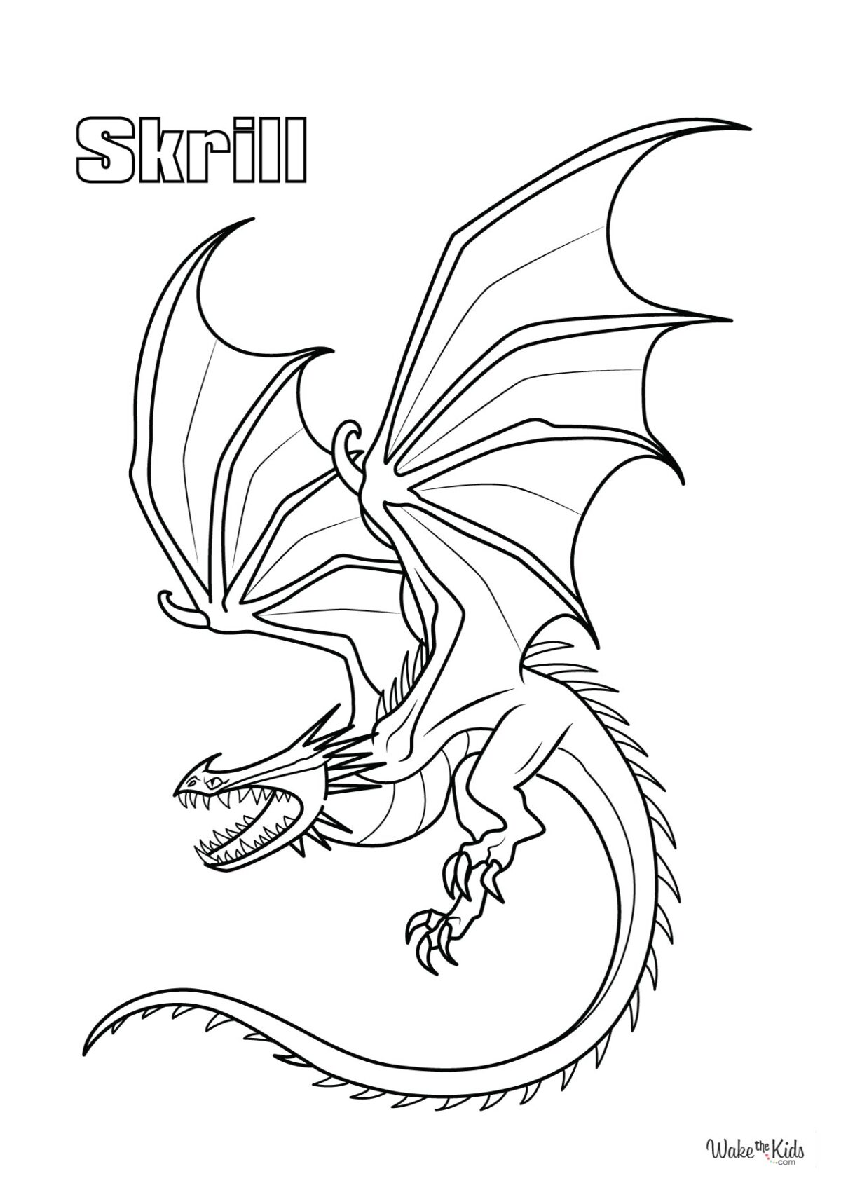 How to Train Your Dragon Coloring Pages (Free Printable PDFs) | WakeTheKids