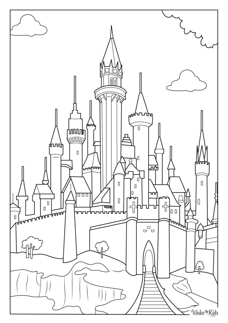 Sleeping Beauty Coloring Pages (Free Printable PDFs) | WakeTheKids