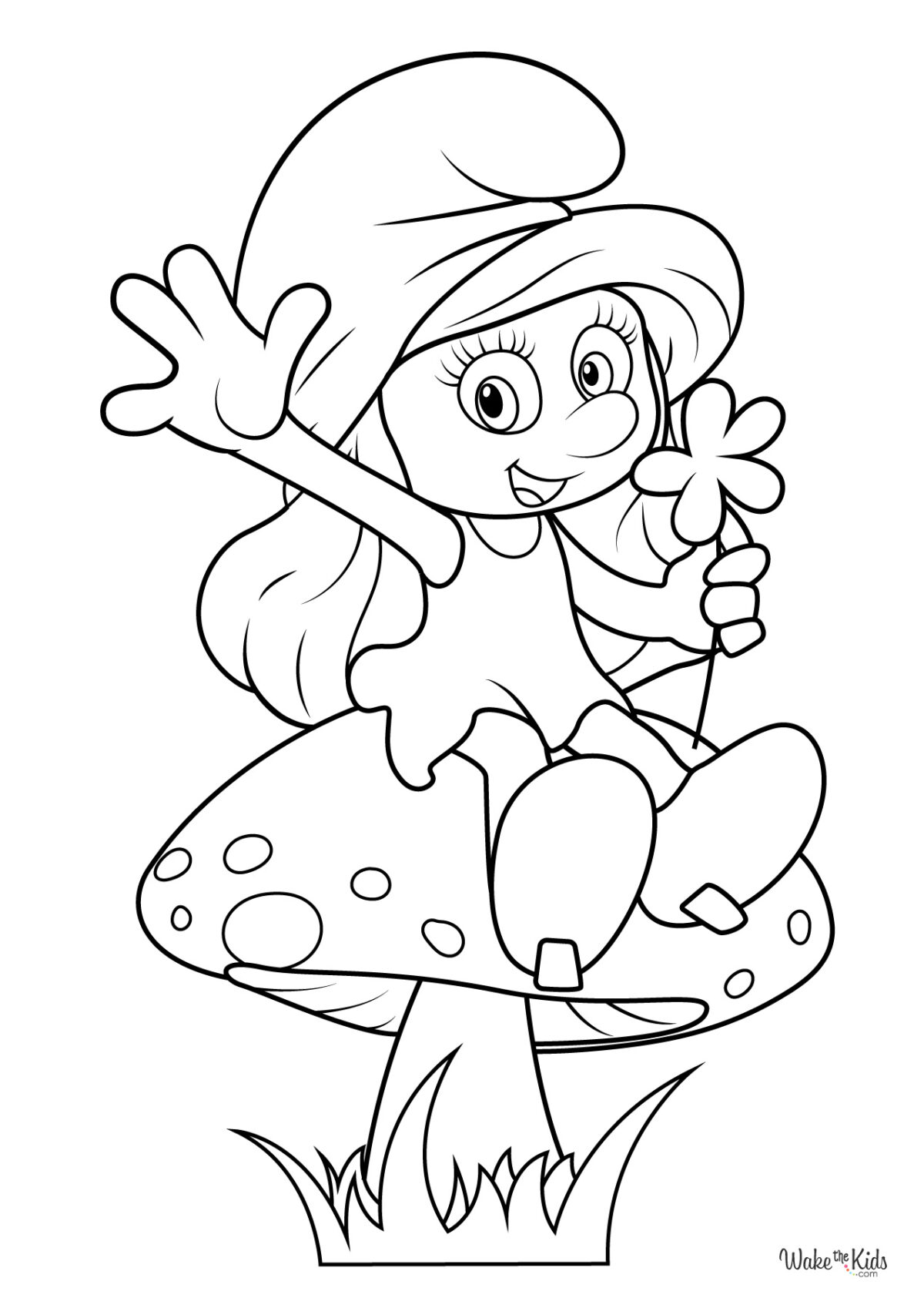 The Smurfs Coloring Pages (Free Printable PDFs) | WakeTheKids
