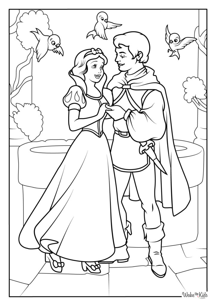 Snow White Coloring Pages (Free Printable PDFs) | WakeTheKids