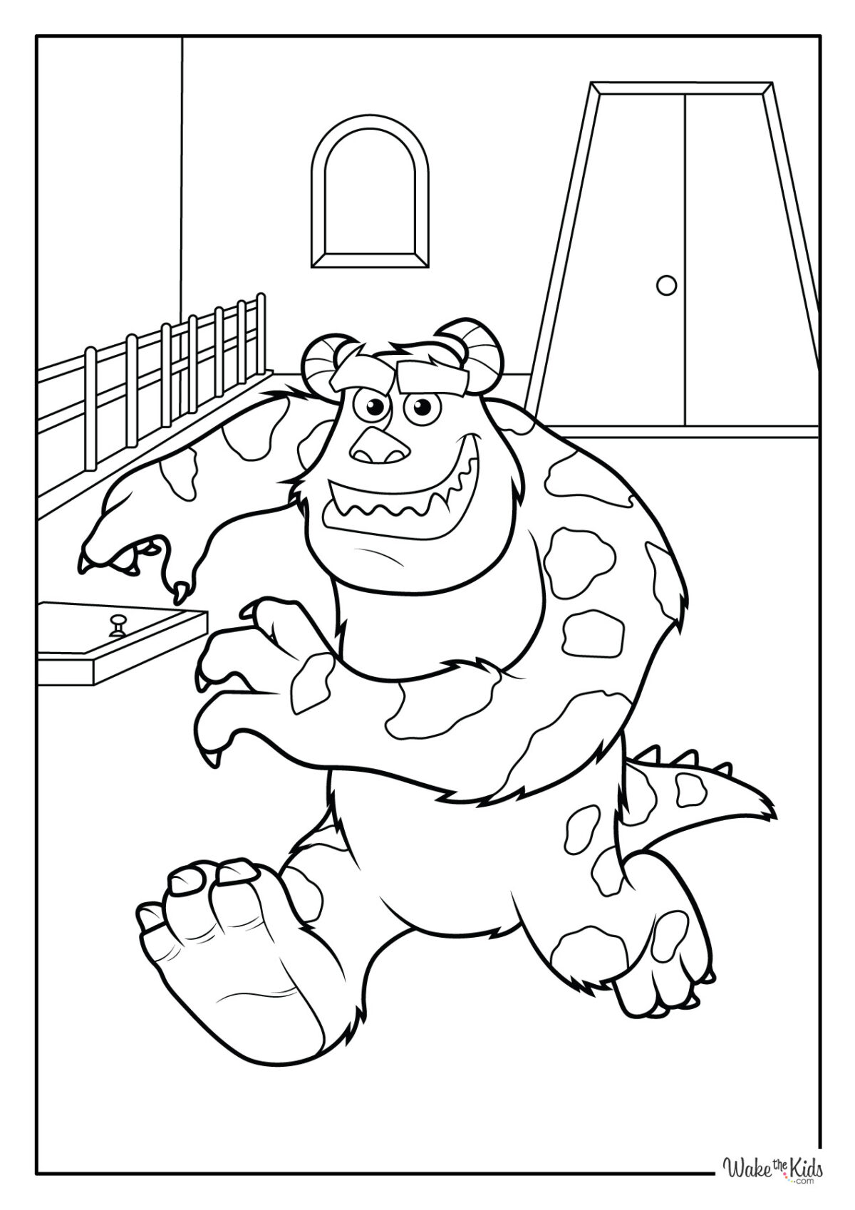 Monsters Inc Coloring Pages (Free Printable PDFs) | WakeTheKids